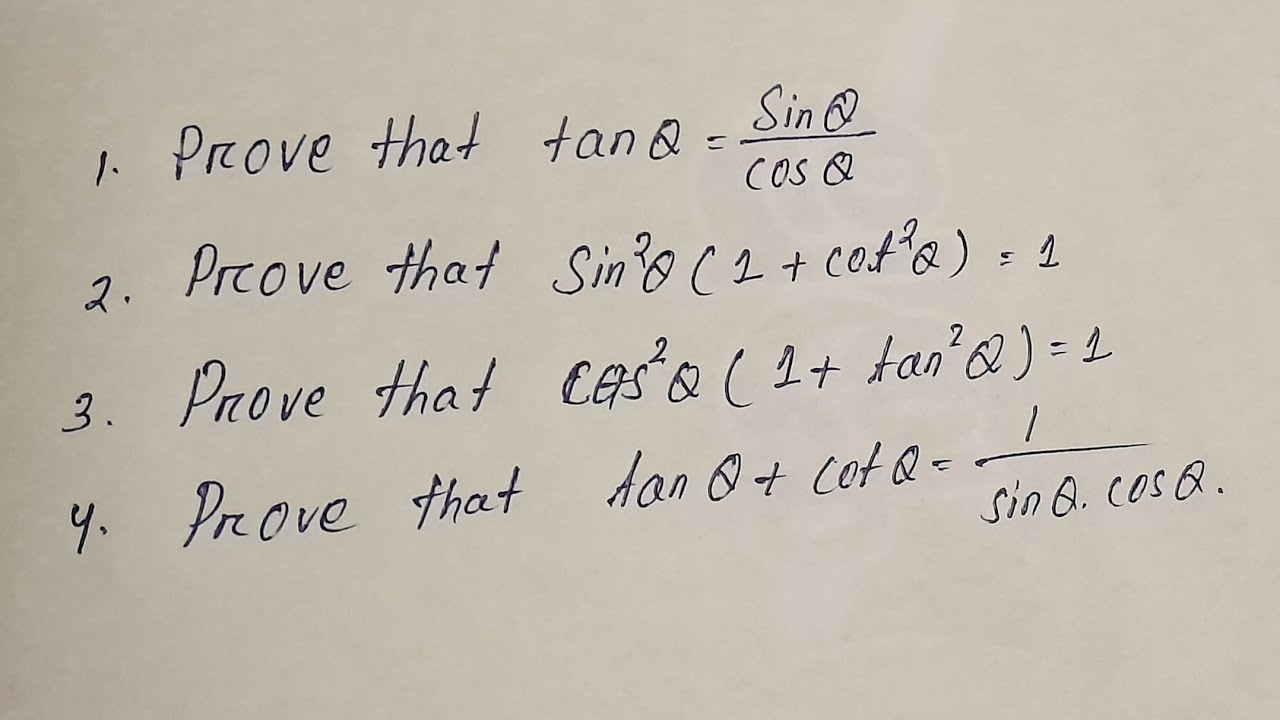 Trigonometry function formula explanation - YouTube