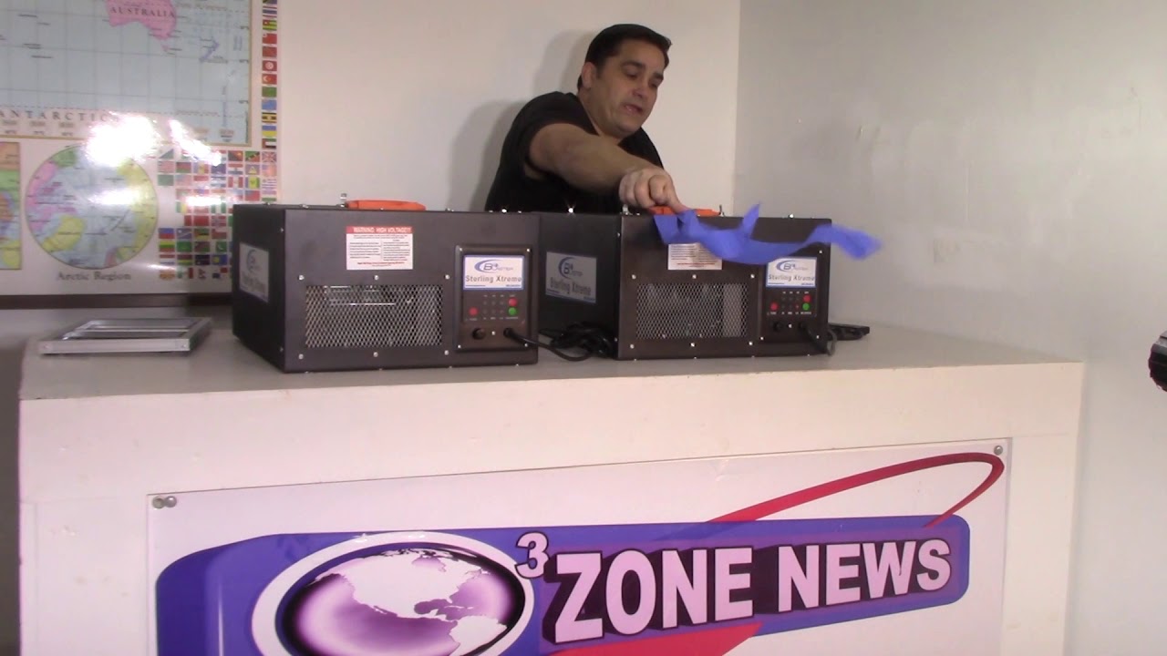 Bio3Blaster Sterling Xtreme Commercial Output Ozone Generator - YouTube