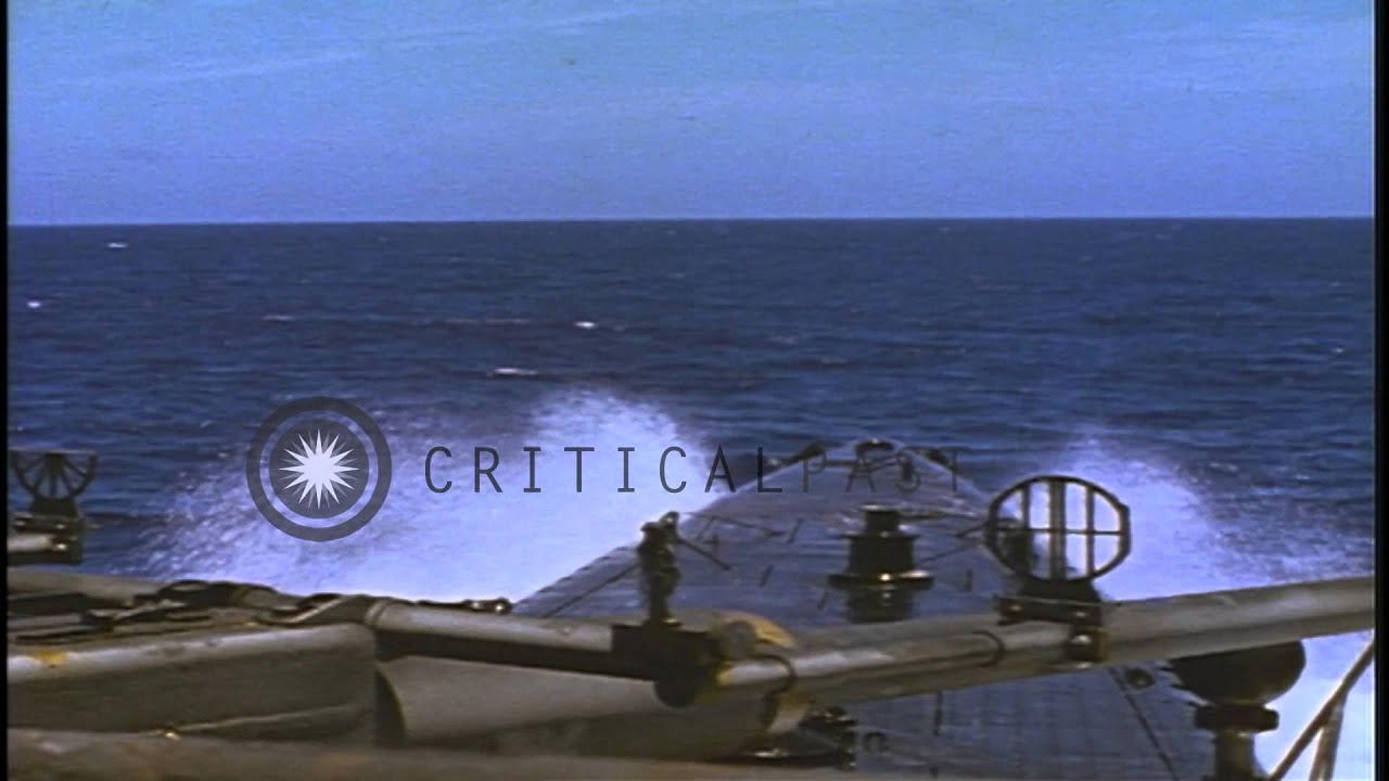 Sailors working aboard USS Skate underway in the Pacific Ocean. HD ...