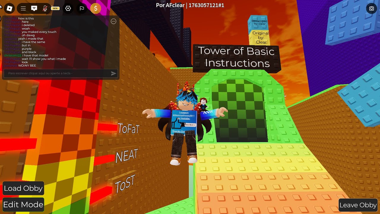 Tower of Basic Instructions(ToBI) Obby Creator/CT - YouTube