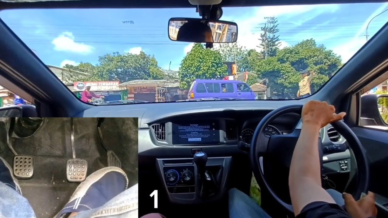 NANJAK BELOK MASUK JALAN RAYA | TEKNIK MENGEMUDI MOBIL DI JALAN SEMPIT ...