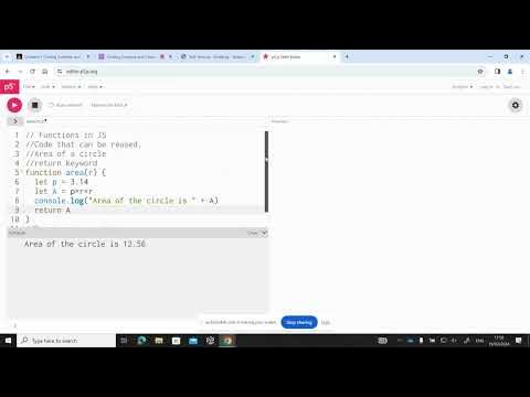 Java Script: Functions, Conditionals and Loops using P5 - YouTube