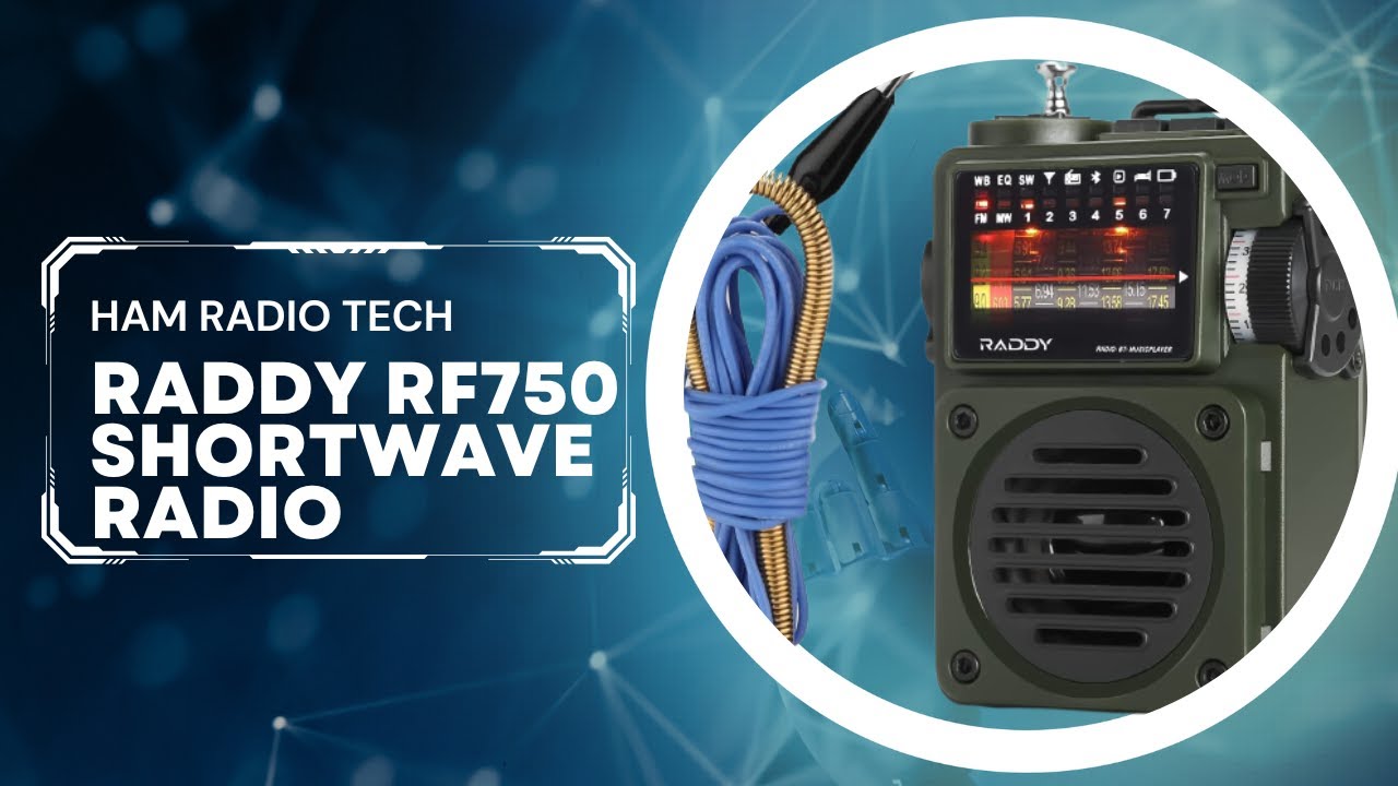 Radio Reviews 2023 The Raddy RF750 Portable Shortwave Radio - YouTube