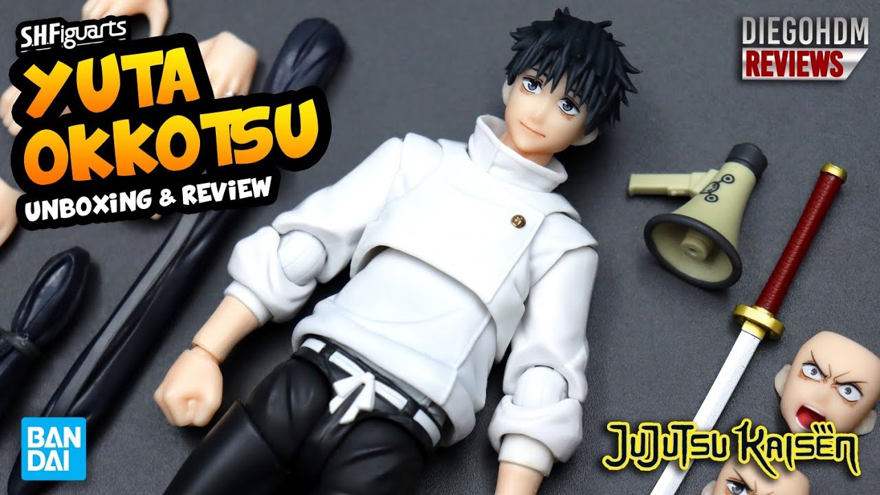 YUTA OKKOTSU Jujutsu Kaisen SH Figuarts Bandai Unboxing e Review BR ...