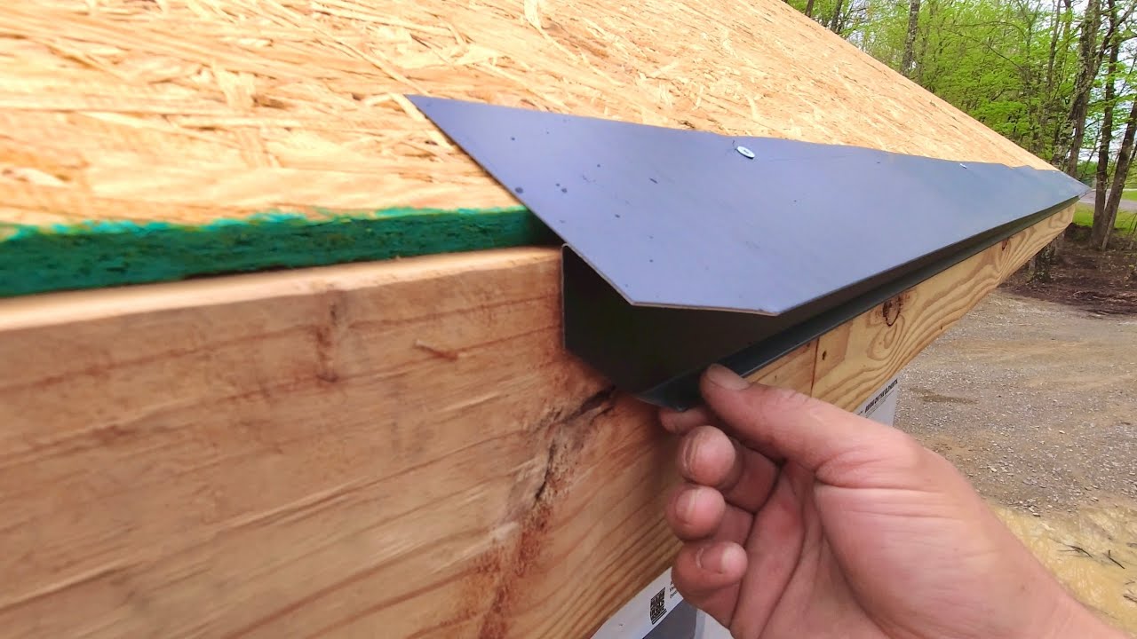 Metal Roof Edge Flashing Gibraltar Building Products 2 In. X 3 In. X