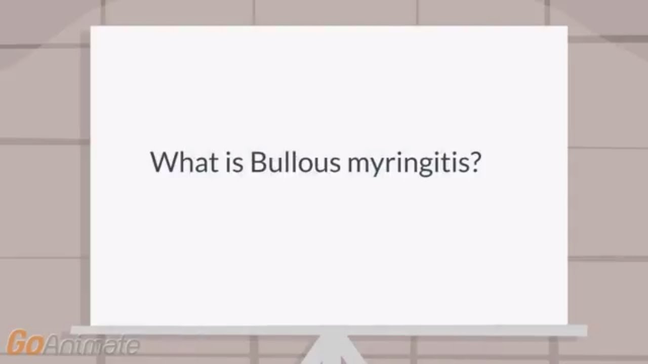 What is bullous myringitis? - YouTube
