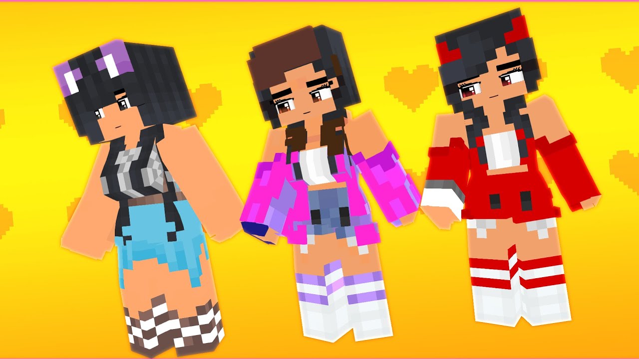 LUCKY SUPER IDOL MEME : MINECRAFT ANIMATION APHMAU 24 - YouTube
