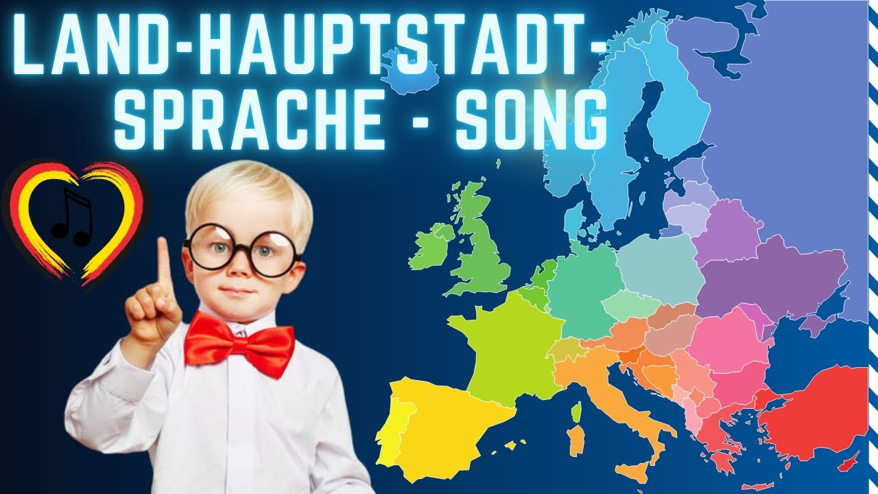 Kinderlieder Länder und Hauptstädte SONG mit Text - YouTube