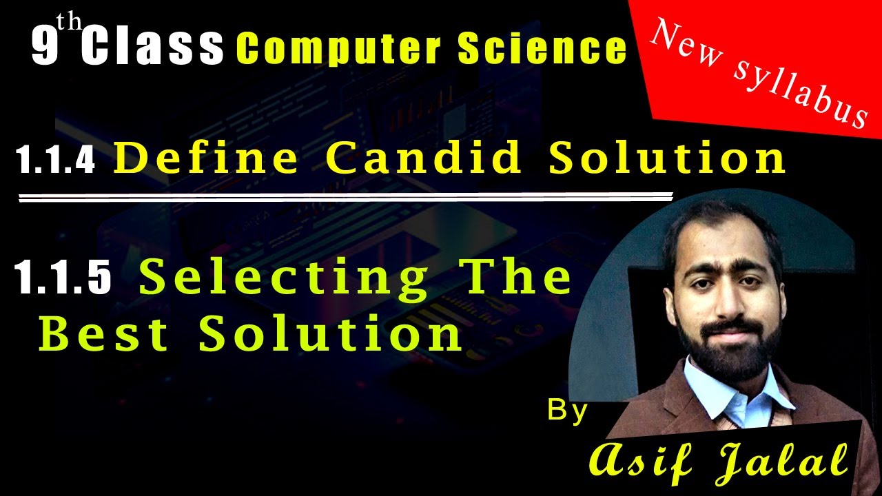 Class 9 Computer Book | candid solution in computer science - YouTube