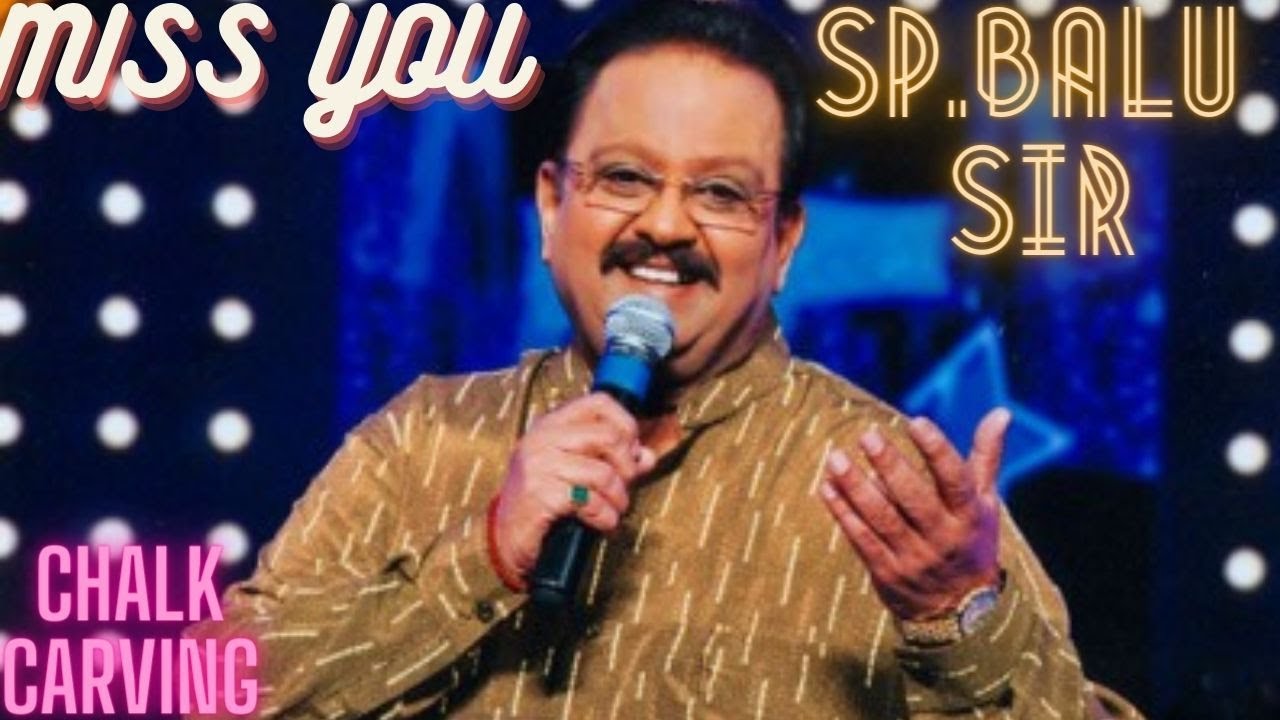 Tribute To Balu Sir || Chalk Carving SP BALU On Chalk Piece || Micro ...