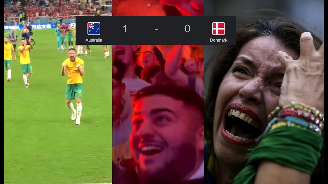 Wild Celebrations by Australia Fans After Reaching World Cup Round of ...