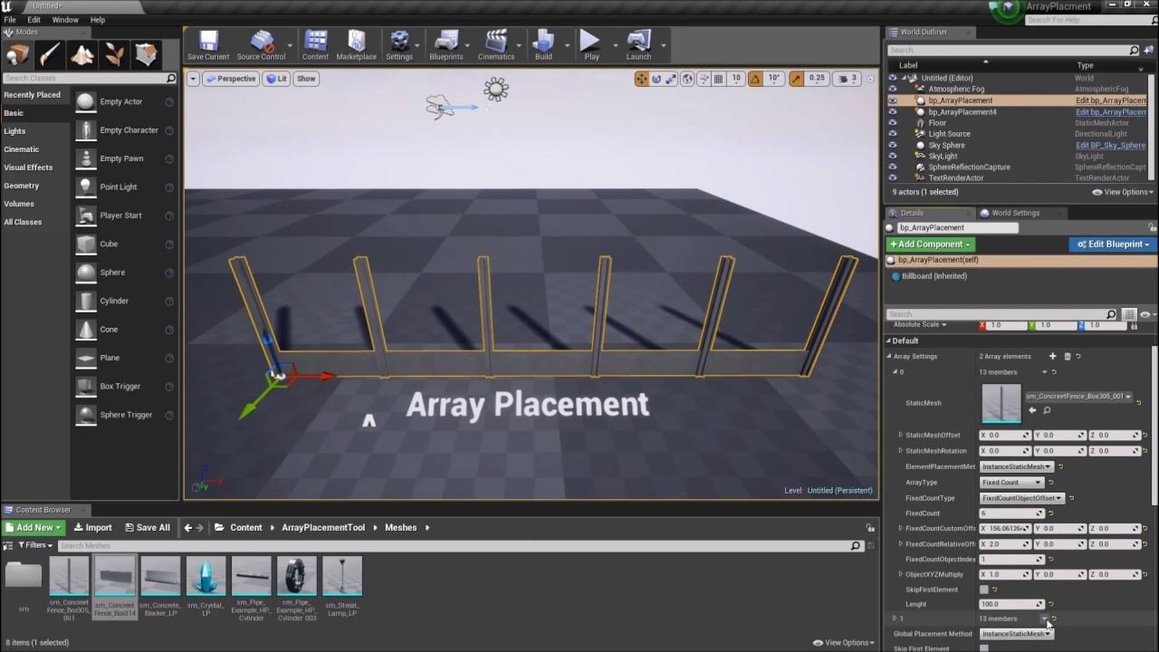 Array Placement Tools - Array Placement - YouTube