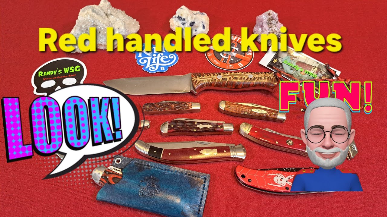 Open Tag response-Red handled knives - YouTube