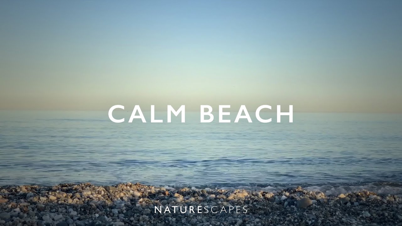 Nature Soundscapes — Gentle Waves on Pebble Beach [ASMR, 4k, HD 1080p ...
