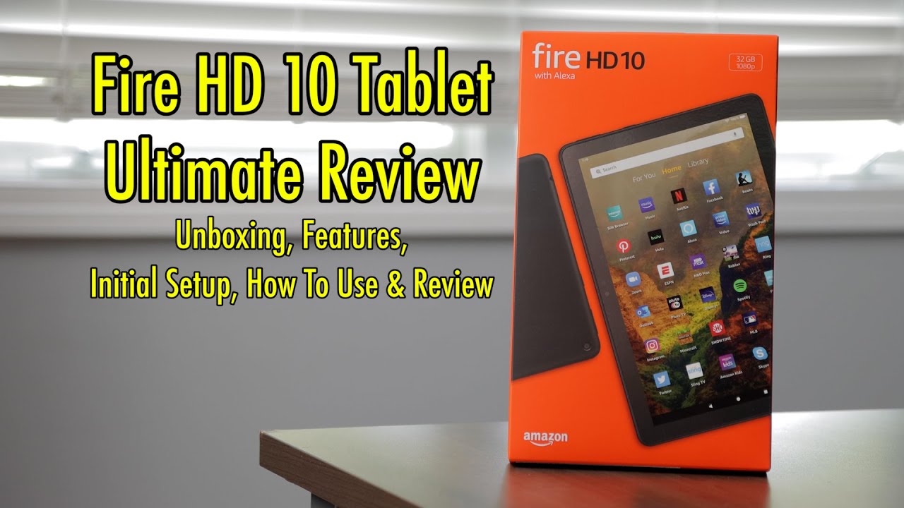 Amazon Fire Tablet Ultimate Review - Unboxing, Features, Initial Setup ...