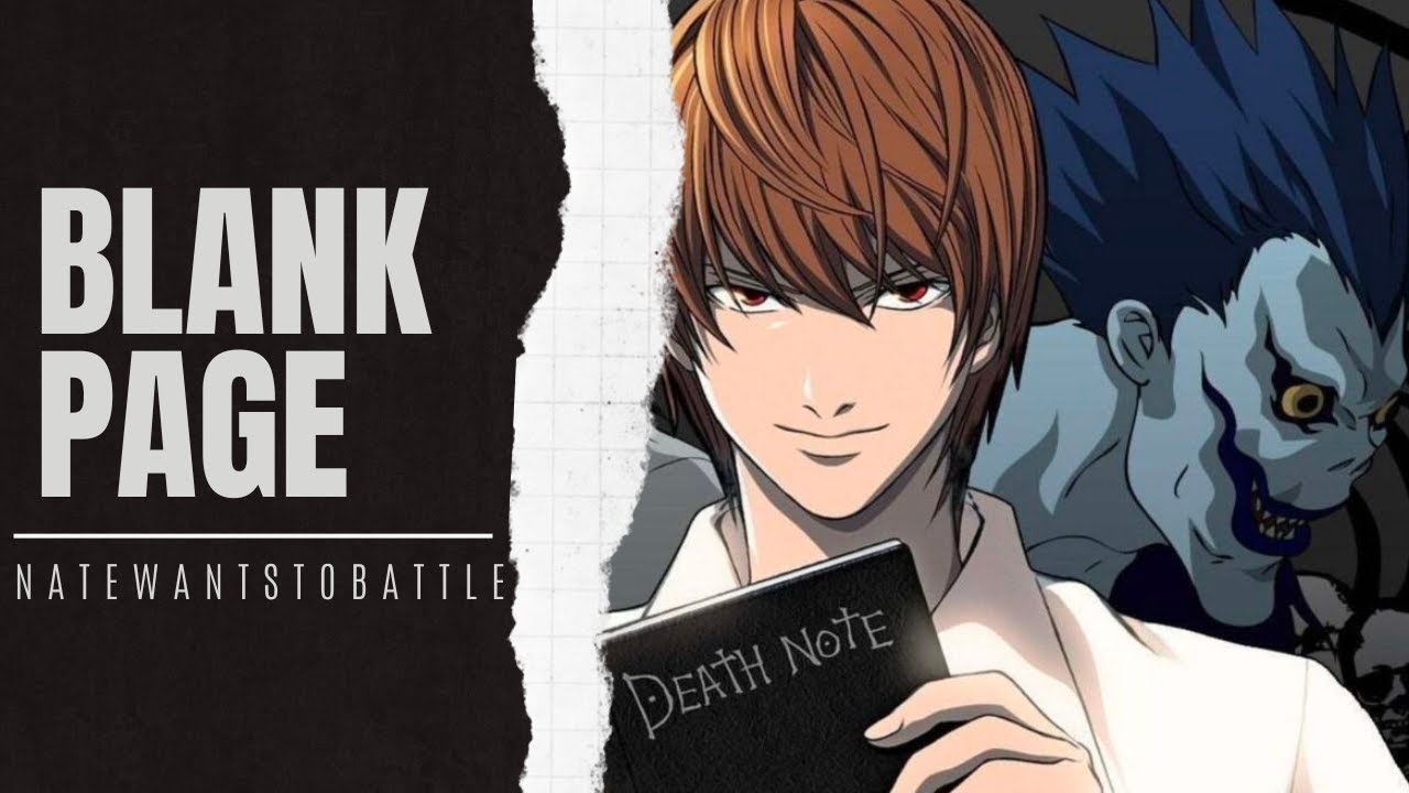 【Death Note】"Blank Page" by NateWantsToBattle 中文翻譯【中英字幕】 - YouTube