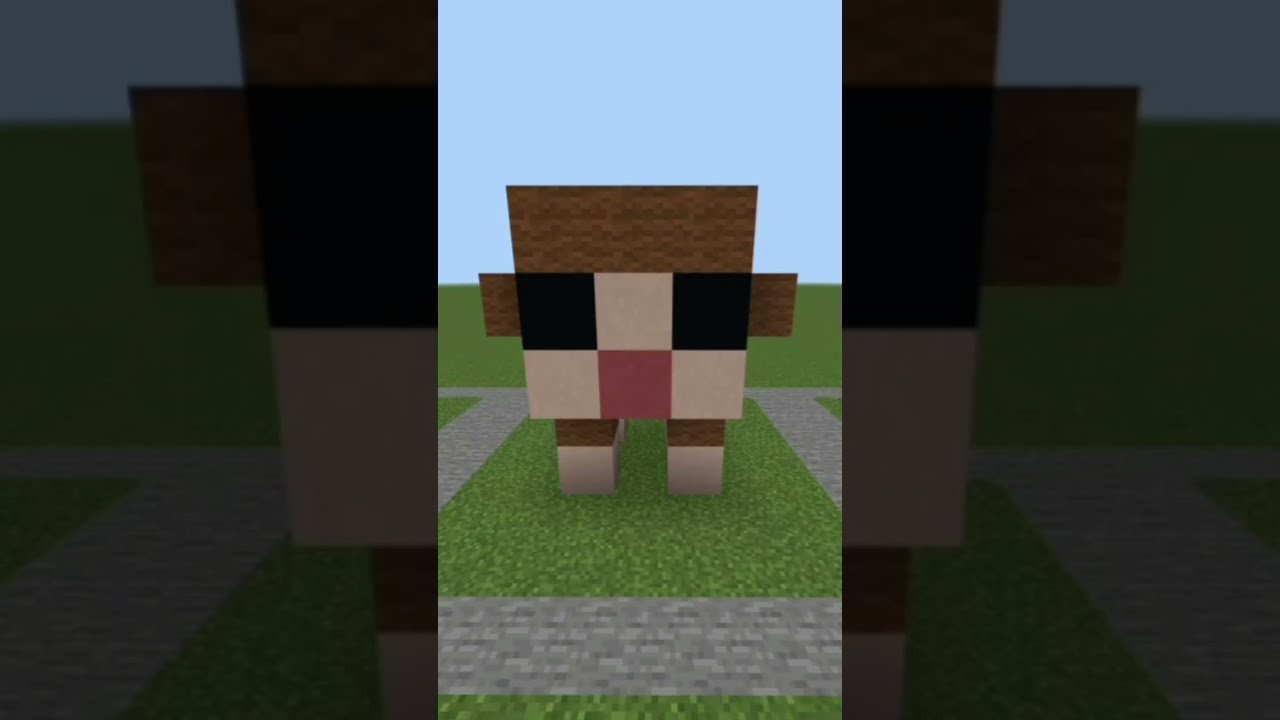 [TUTO] Comment faire un MOUTON marron sur MINECRAFT #5 #shorts - YouTube