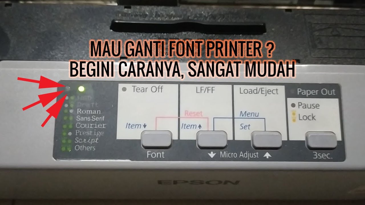 Cara Mudah Merubah Tipe Font Di Printer EPSON LQ 310 Dotmatrix YouTube cara-mudah-merubah-tipe-font-di-printer-epson-lq-310-dotmatrix-youtube