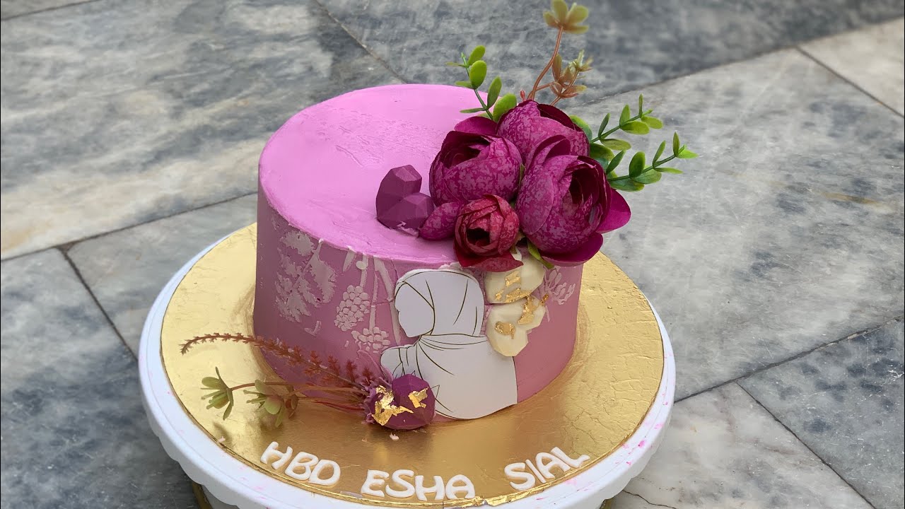 Beautiful Cake for Hijabi - YouTube
