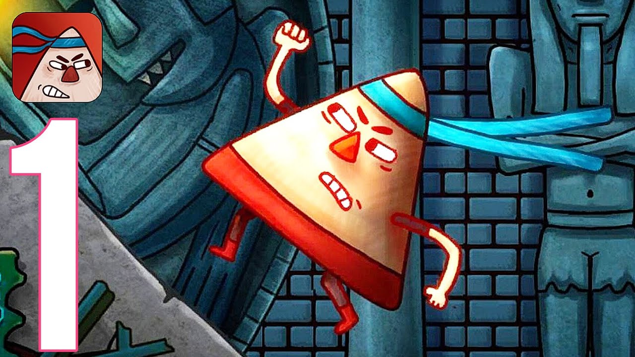 Little Triangle Gameplay walkthrough part 1 - Factory Mission 1 To 3 ...