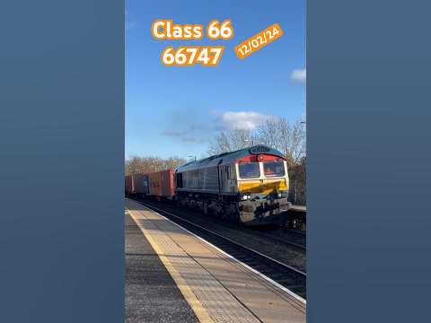 Our favourite class 66 NWT 66747 and with amazing tones #trains #train #class66 #britishtrains ...