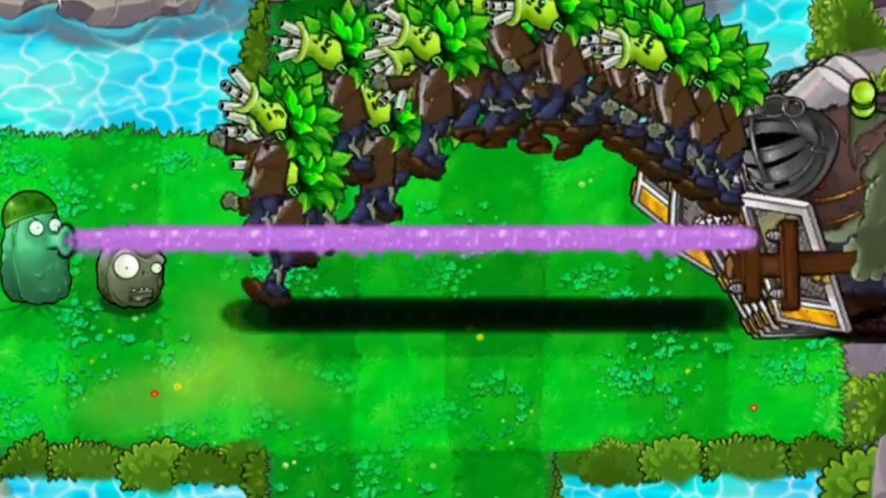 PVZ 1 Hybrid challenge：Super attack speed plant VS ultimate giant - YouTube