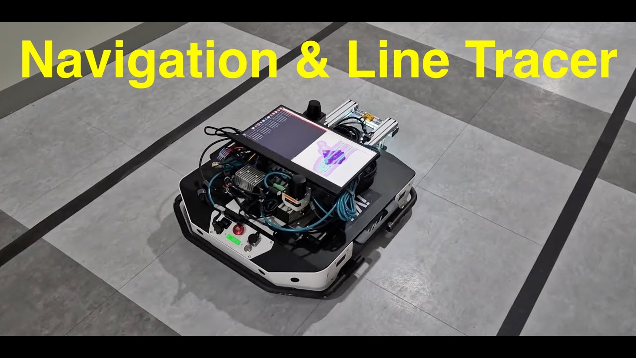 ROS2 Navigation & Line Tracer / Magnetic sensor, LakiBeam 1L Lidar ...
