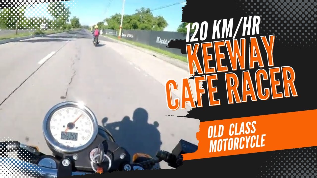 Keeway Cafe Racer 152 Top Speed All Stock 120 km/hr - YouTube
