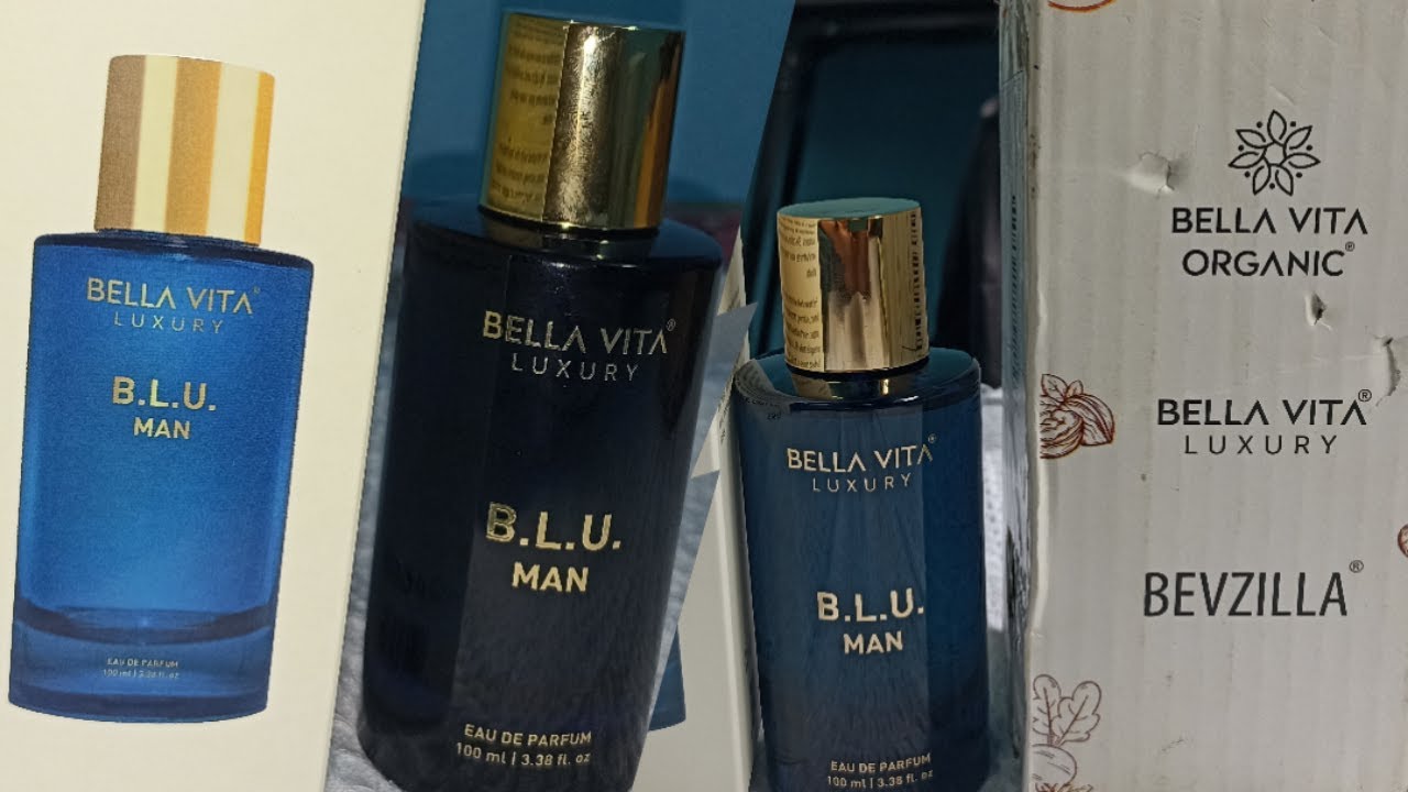 Bella Vita Luxury Perfume Blu For Men unboxing/review - YouTube