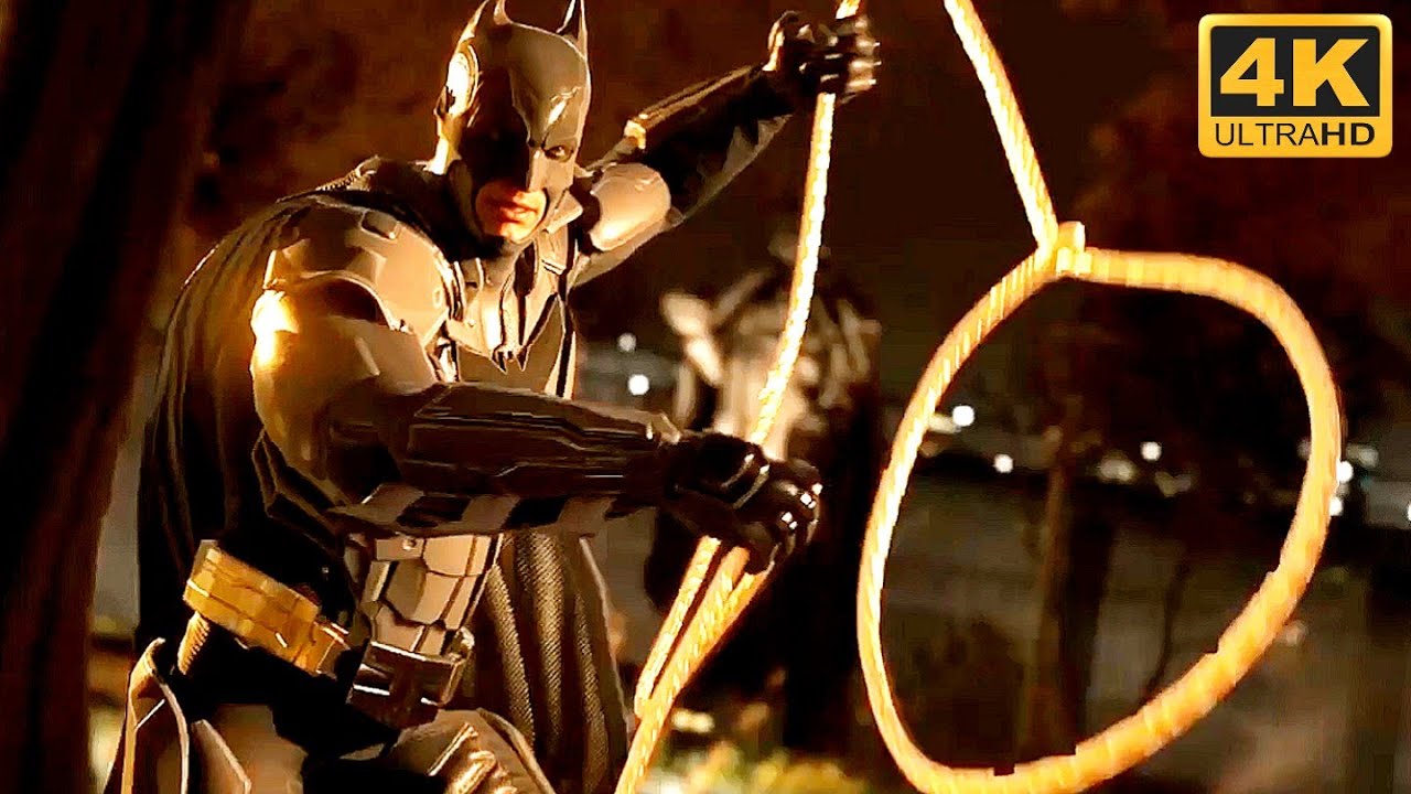 Batman Use Lassos Of Truth To Fight Wonder Women Scene - Justice League ...
