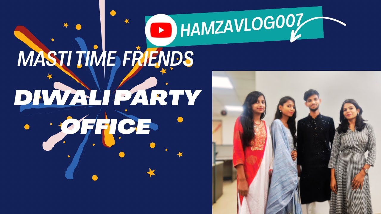masti time diwali party office maa 🎁🎁🎁😊😊#masti #youtube - YouTube