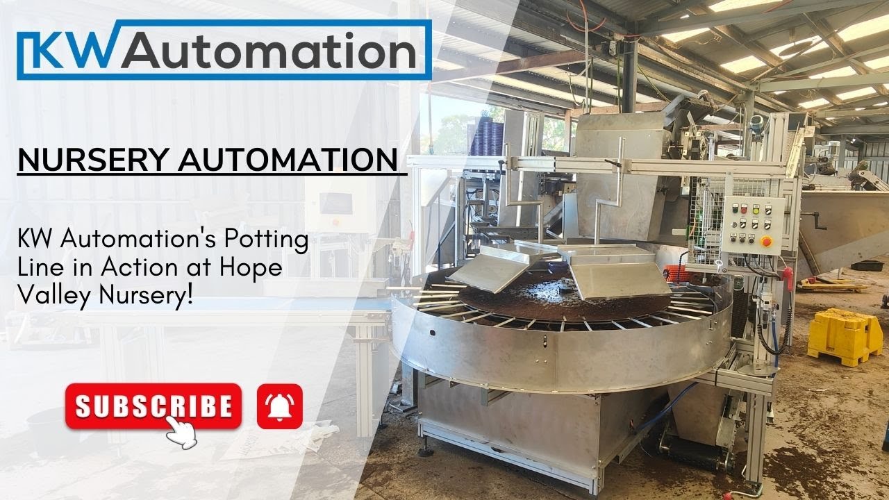 KW Automation Potting Machine - Complete Line at Hope Valley Nursery ...