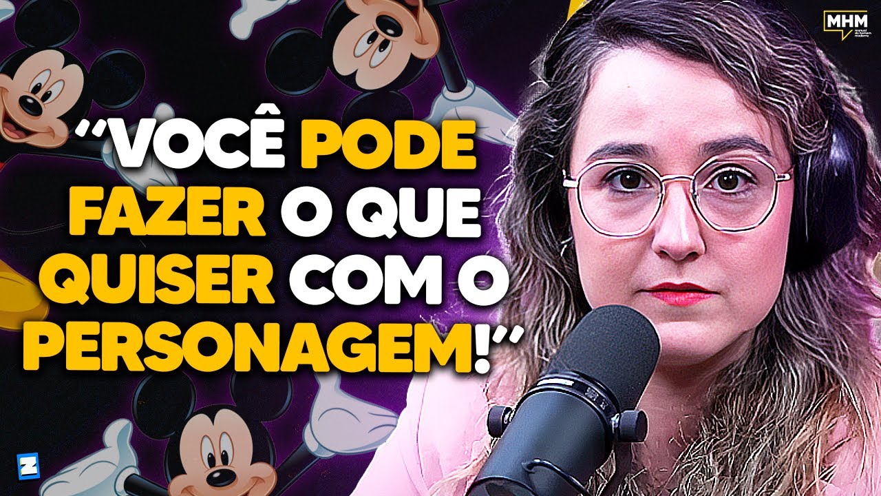 O MICKEY MOUSE VAI VIRAR DOMÍNIO PÚBLICO 😱 (com Aline Diniz) - YouTube