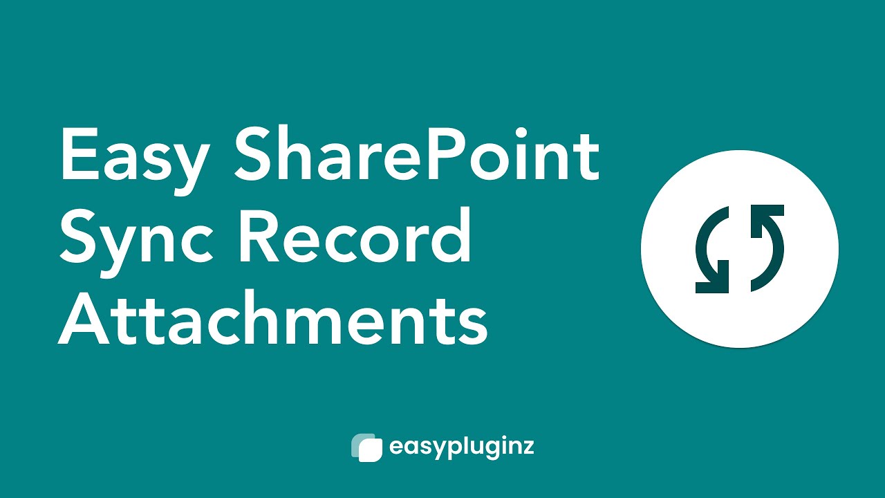 Easy Sharepoint for ZohoCRM: How to Sync record Attachments to Sharepoint| Easypluginz - YouTube
