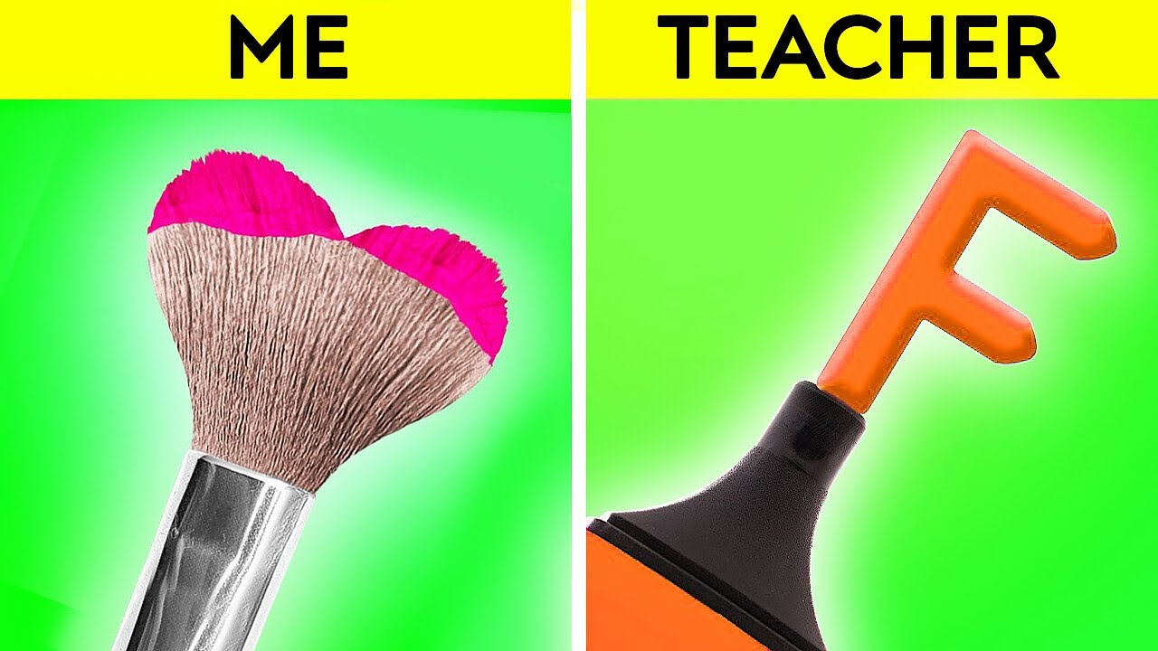 STUDENT VS TEACHER ART CHALLENGE || Who Draws It Better? Easy and ...