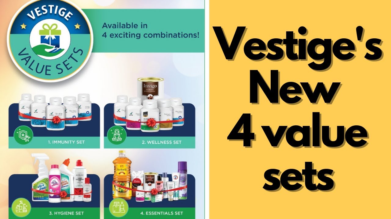 Vestige New 4 "Value sets"- Immunity, essential, wellness & hygiene set ...