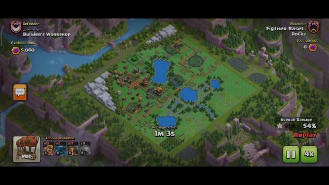 #coc#Builder's workshop get 3star - YouTube