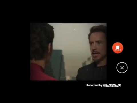 Iron man and Spidey Sad😥😥 scenes Recorded by Mobizen