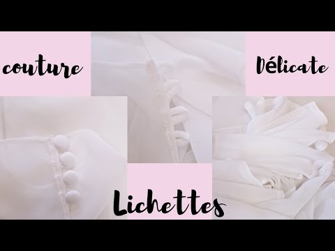 COUTURE/COUDRE UNE LICHETTE/BRIDE - YouTube