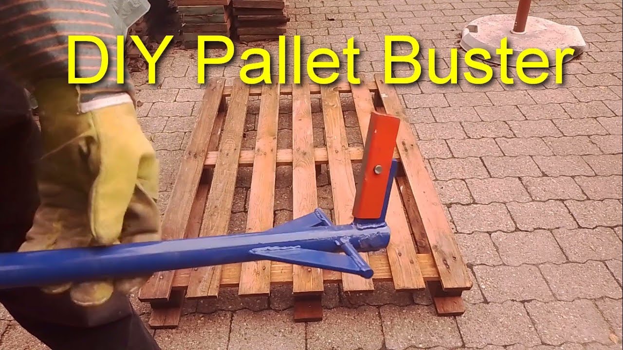 DIY Pallet Buster For Dismantling Wood Pallets - YouTube
