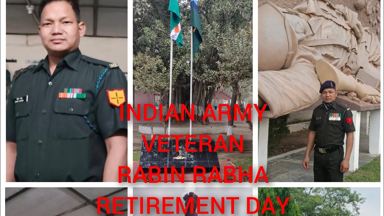 INDIAN ARMY// VETERAN RABIN RABHA INDIAN ARMY //RETIREMENT//🙏🙏🌹🌹🌹🌹🌹 JOI ...