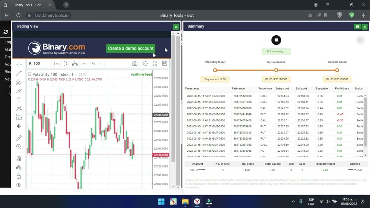 RISE FALL || TICK LIST + LAST TICK + CADNLES LIST READ BINARY-DERIV BOT FREE #10 - YouTube