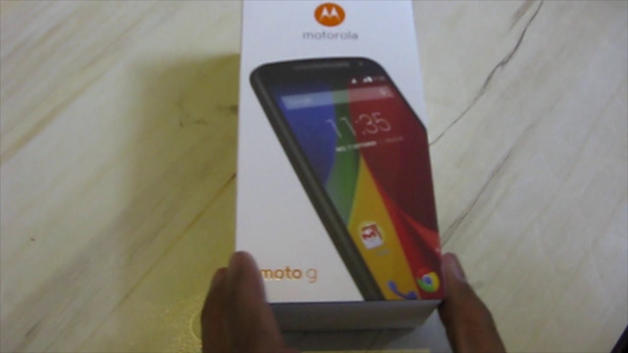 Motorola Moto G 2nd Generation Box