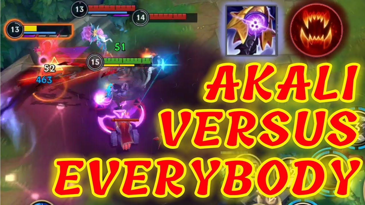 AKALI IS TOO POWERFULL • LIFE STEAL BUILD WILD RIFT #akali - YouTube