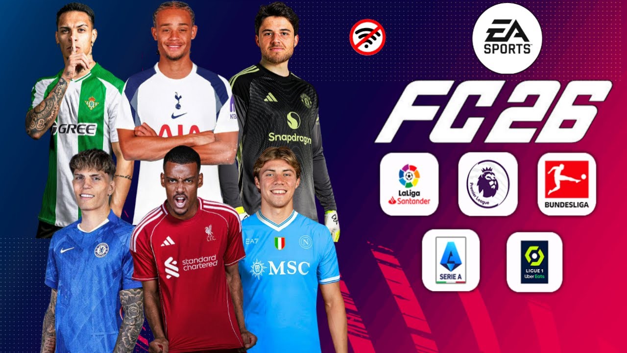 FIFA 14 MOBILE MOD EA SPORTS FC 26 ANDROID OFFLINE UPDATE KITS 2025/26 ...