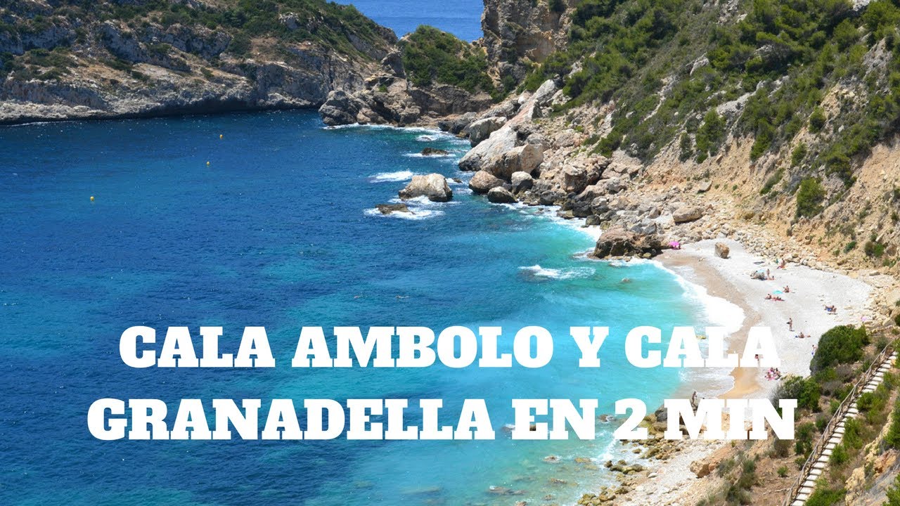 CALA AMBOLO Y CALA GRANADELLA EN 2 MINUTOS || Adrián Cortijo - YouTube