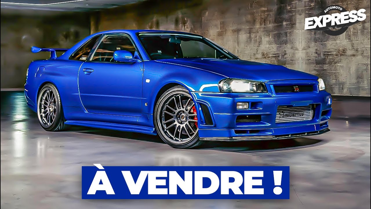 La Nissan GT-R de Paul Walker de Fast & Furious 4 aux enchères ...