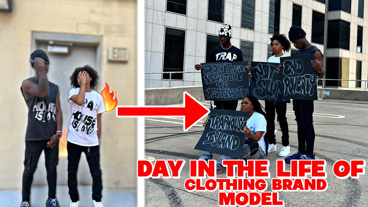 DAY IN THE LIFE As A ClothingBrand Model! Modeling For A ...