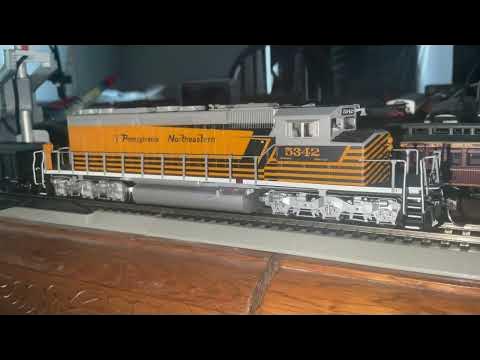 Intermountain HO Scale EMD SD40-2W Startup - YouTube