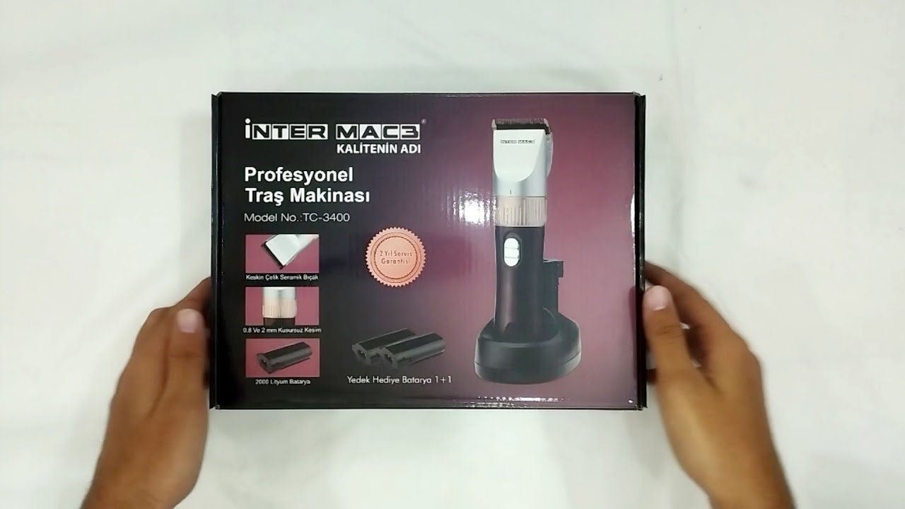 Inter Mac 3 Professional Hair Trimmer and Clipper - Turkish Brand ...